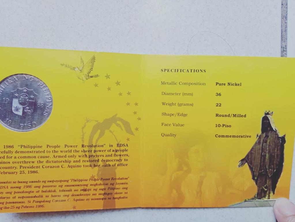 30th Edsa People Power Revolution Anniversary Commemorative Coin ...