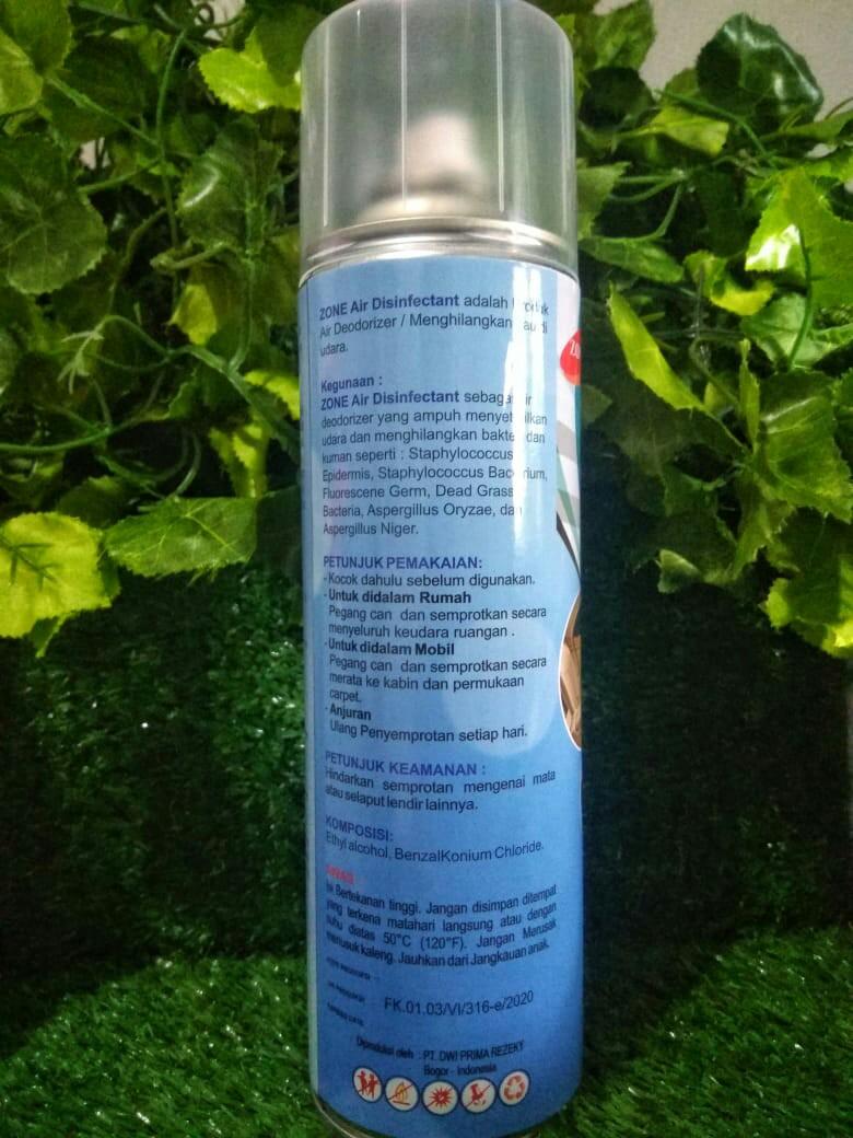 Air Disinfectant - Desinfektan Spray Merk Zone HARGA GROSIR, Perabotan ...