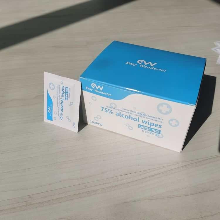 Alcohol Wipes Tissue (LARGE SIZE) 75% Concentrated Alcohol, Beauty ...