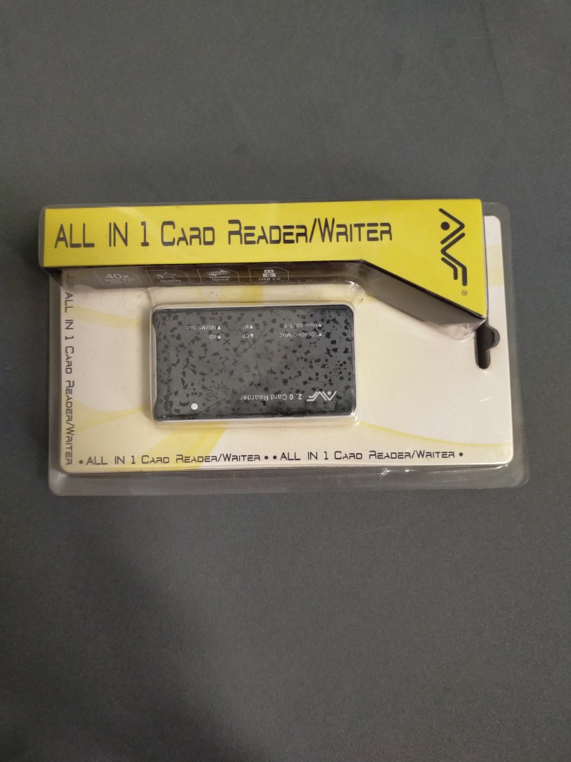 AVF ALL IN 1 USB 2.0 CARD READER, Computers & Tech, Parts & Accessories ...