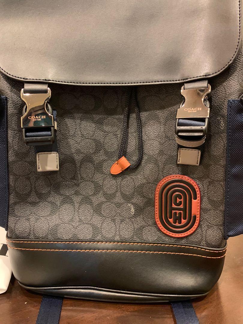 Authentic coach F79036 rivington backpack in signature canvas, Men's ...