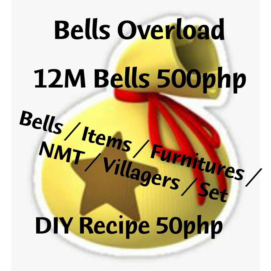 Bells Animal Crossing - NMT / Villagers / Furnitures / Etc., Video ...