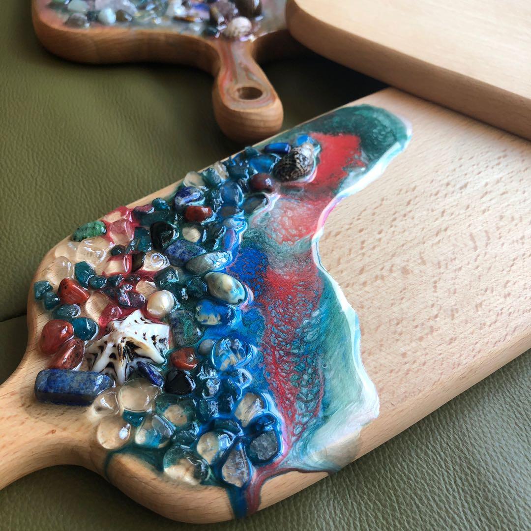 Cheese board crystals crystal art charcuterie cheeseboard table grazing ...