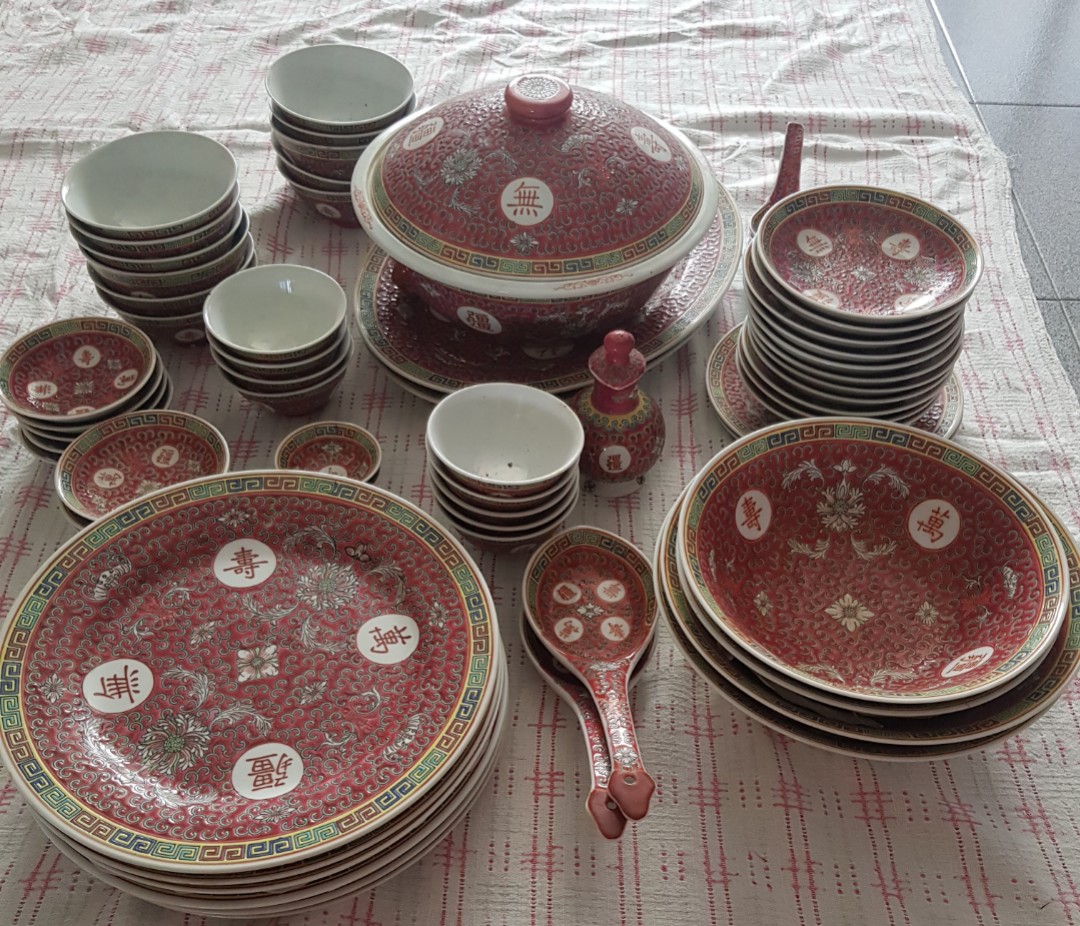 Chinese Dining ware, Furniture & Home Living, Kitchenware & Tableware ...