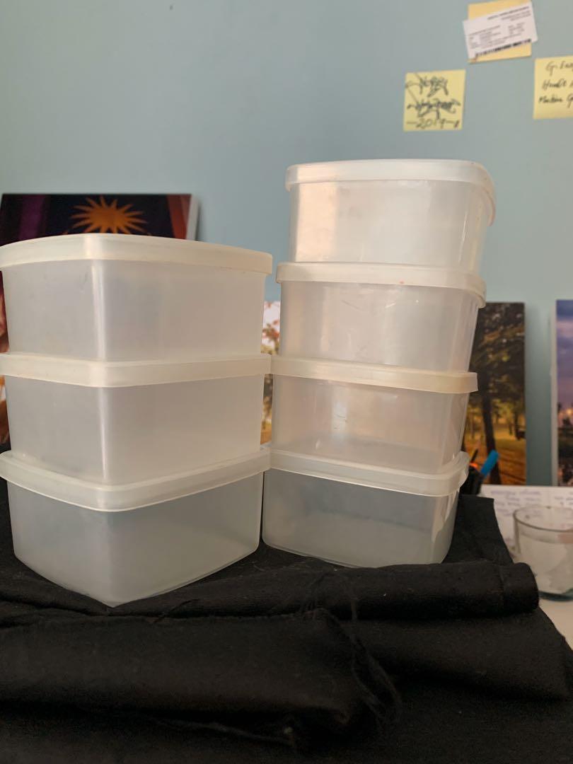 Daiso mini plastic containers, Furniture & Home Living, Kitchenware ...
