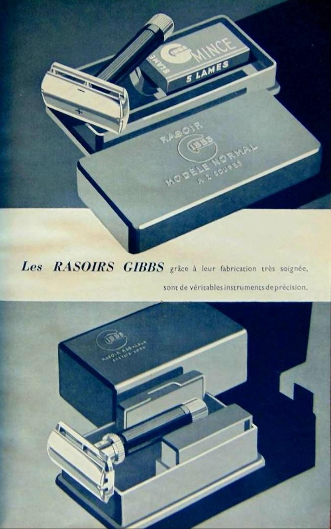 Description - Gibb's No.14 French Vintage (1950s) Safety Razor in ...