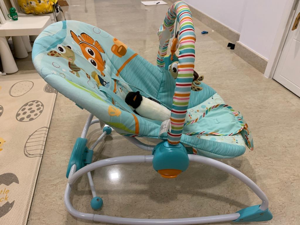 Disney Baby FINDING NEMO Fins & Friends Infant to Toddler Rocker ...