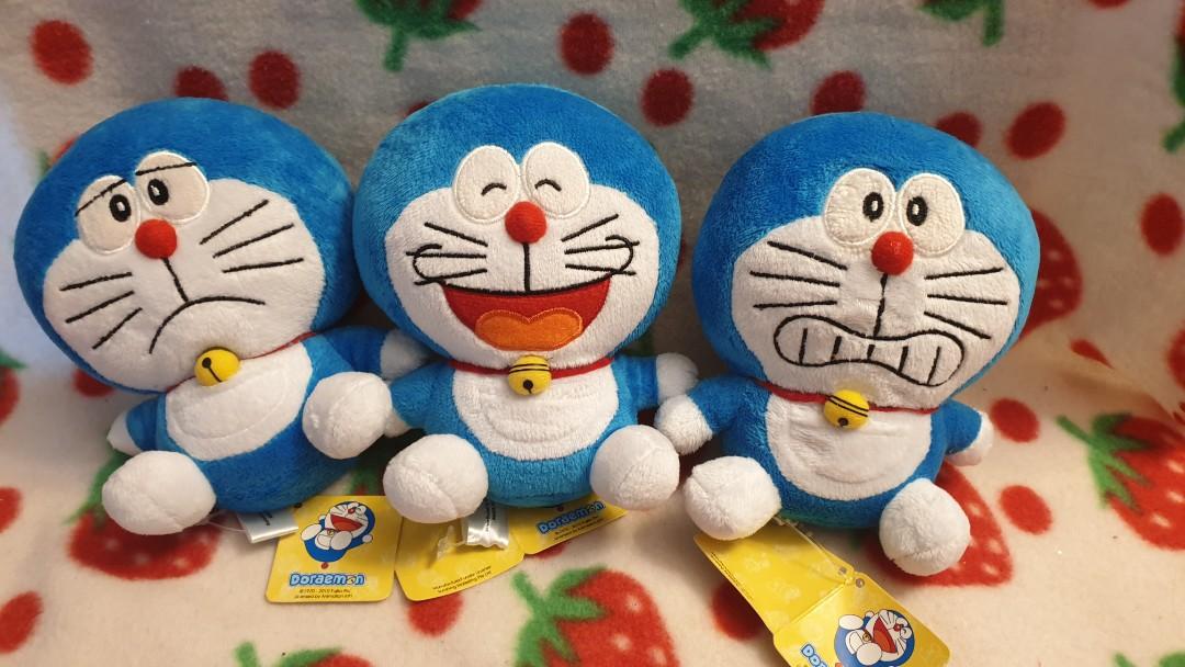 Doraemon Soft Toy Happy Sad Angry Face, Hobbies & Toys, Toys & Games on ...