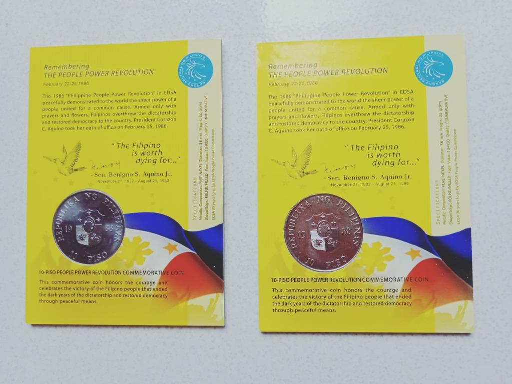 Edsa People Power Revolution 30th Anniversary Commemorative Coin ...