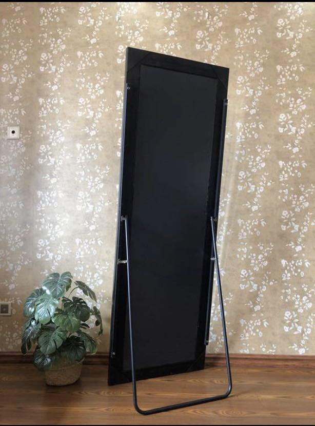 European full length mirror (with standee), Furniture & Home Living ...