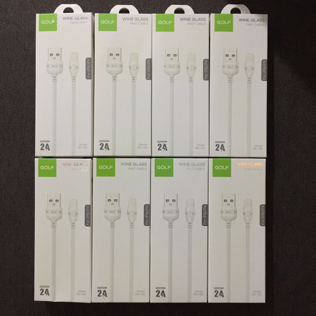 Golf GC-63i 2A Wine Glass Fast Charging Cable, Mobile Phones & Gadgets ...