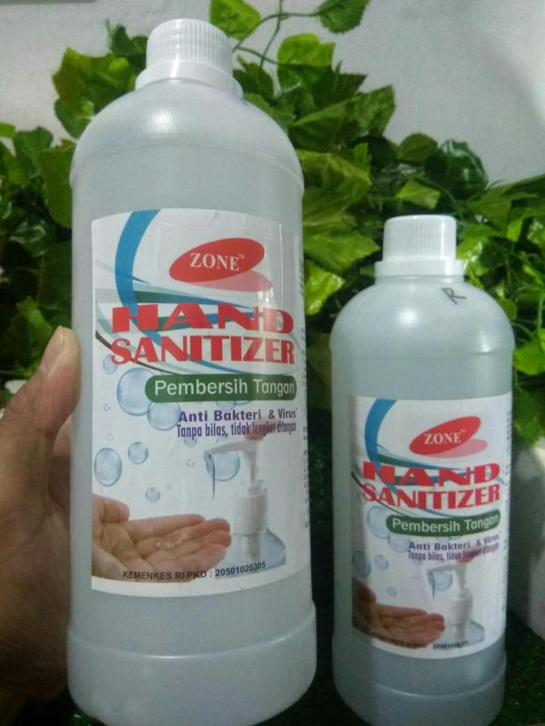 Hand Sanitizer 1 Liter Merk Zone - Izin Kemenkes - TERMURAH HARGA ...