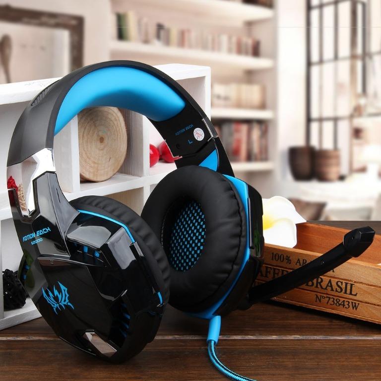 KOTION EACH G2000 Game Headset Headphone With Mic LED Light, Audio ...