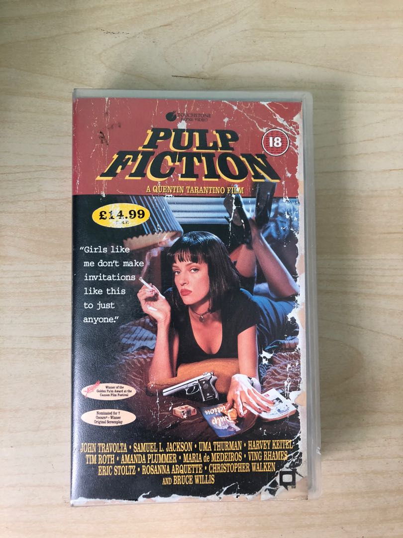Pulp Fiction VHS, Hobbies & Toys, Music & Media, CDs & DVDs on Carousell