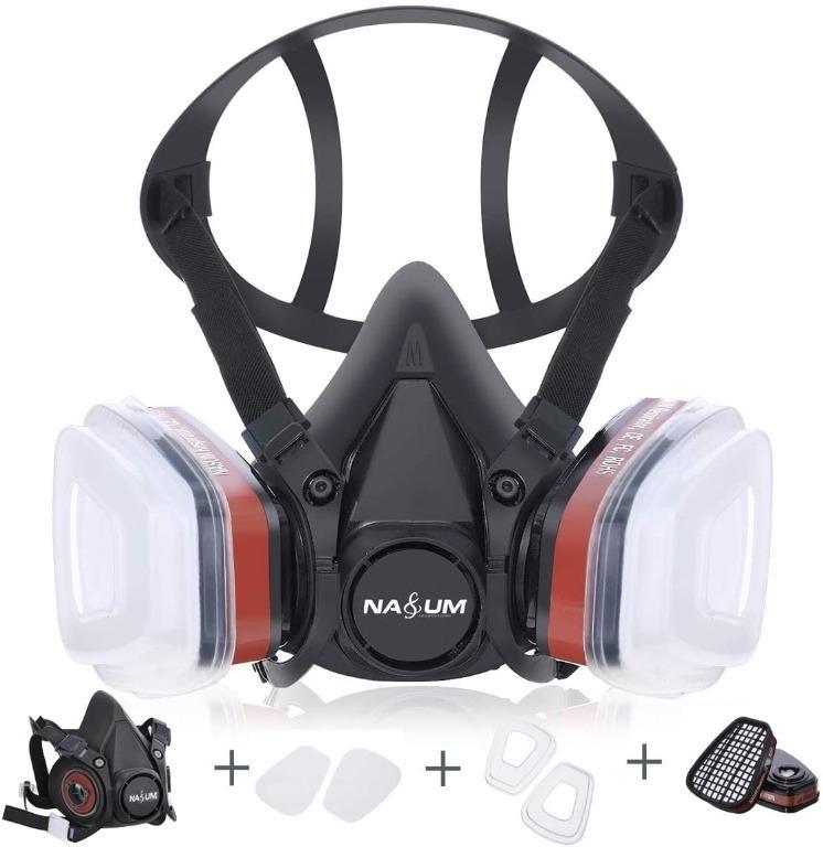 Respirator NASUM M301 Dust Mask Paint Mask, Half Mask for Painting ...