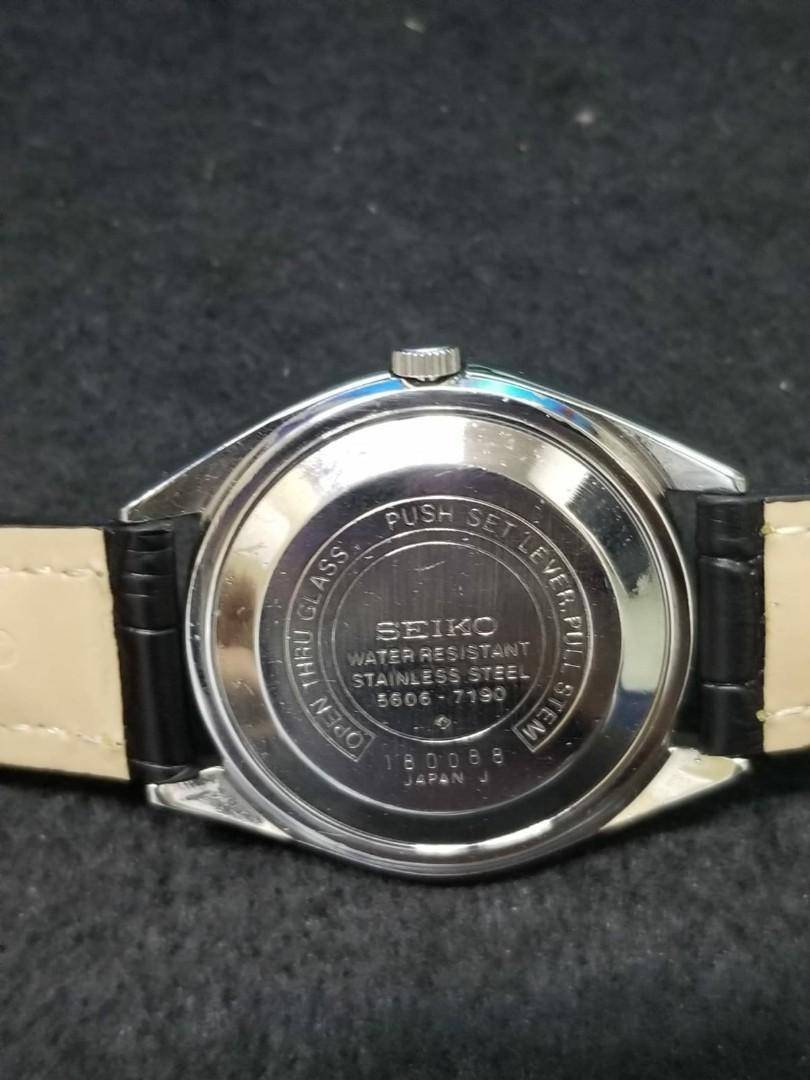 Seiko LM 5606-7190. Automatic watch. Mineral glass top. 37mm. Beautiful and perfectly working ...