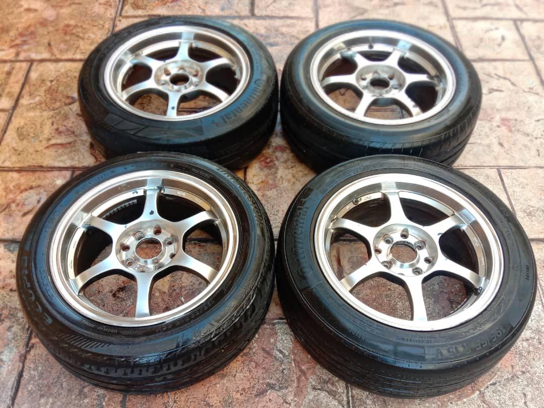 SSR Type C 15 pcd100, Auto Accessories on Carousell