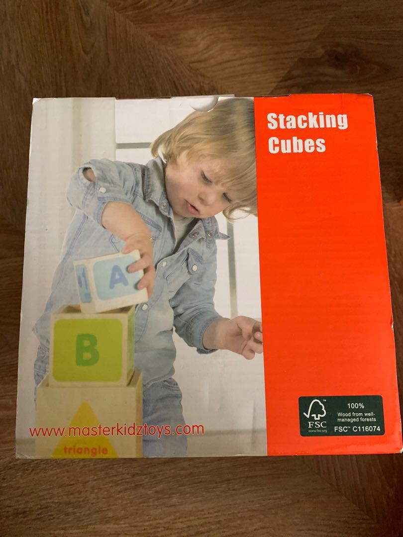 Stacking cube, Hobbies & Toys, Toys & Games on Carousell