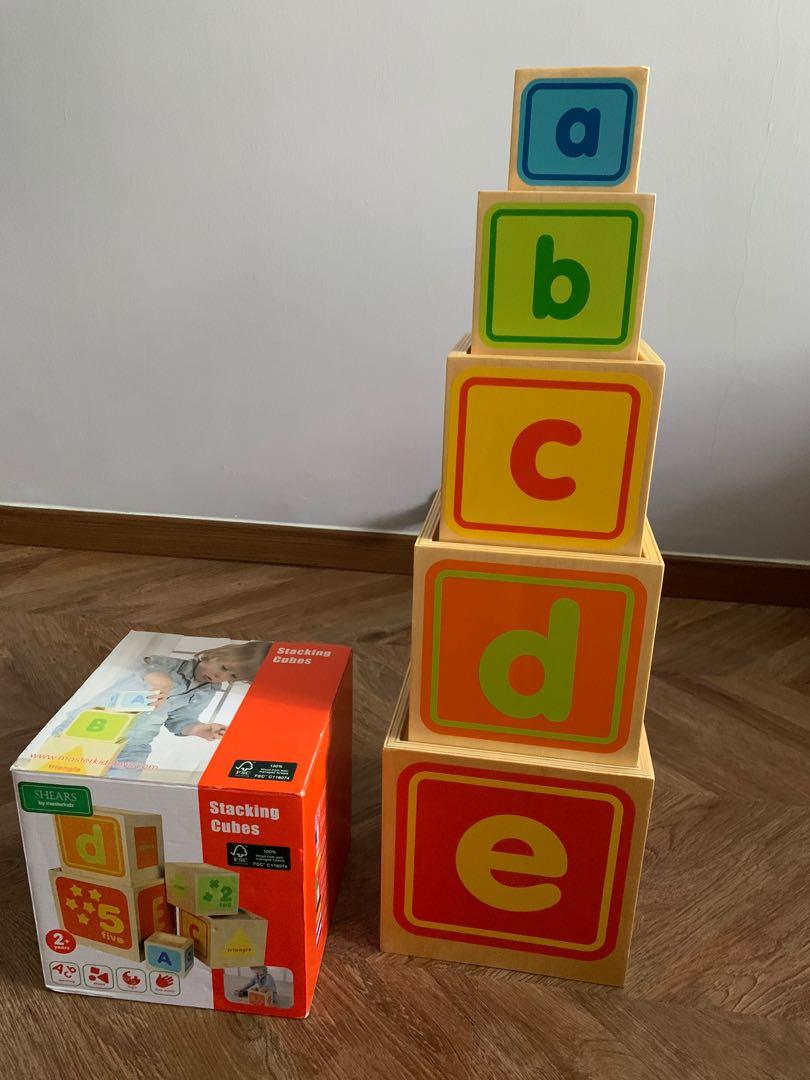 Stacking cube, Hobbies & Toys, Toys & Games on Carousell