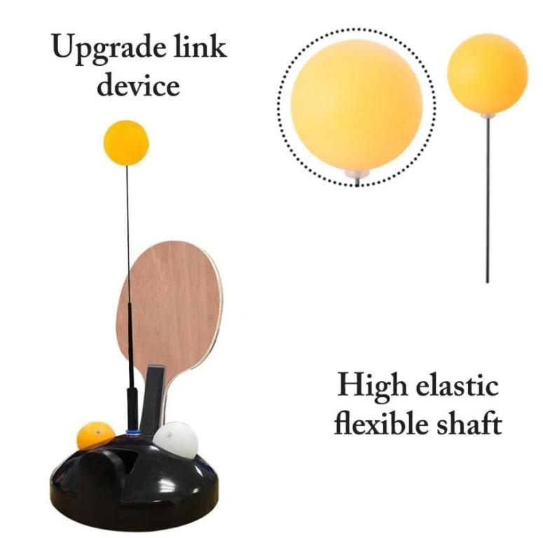 Table Tennis Trainer Ping Pong Training Machine Set with Soft Shaft ...