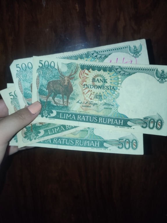 Uang kuno Rp 500 (LIMA RATUS RUPIAH) Tahun 1988, Antik, Uang Lama di ...
