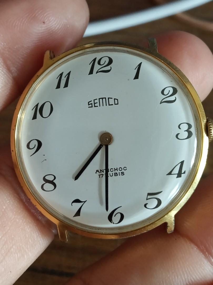 Vintage Semca porcelain dial watch, Men's Fashion, Watches ...