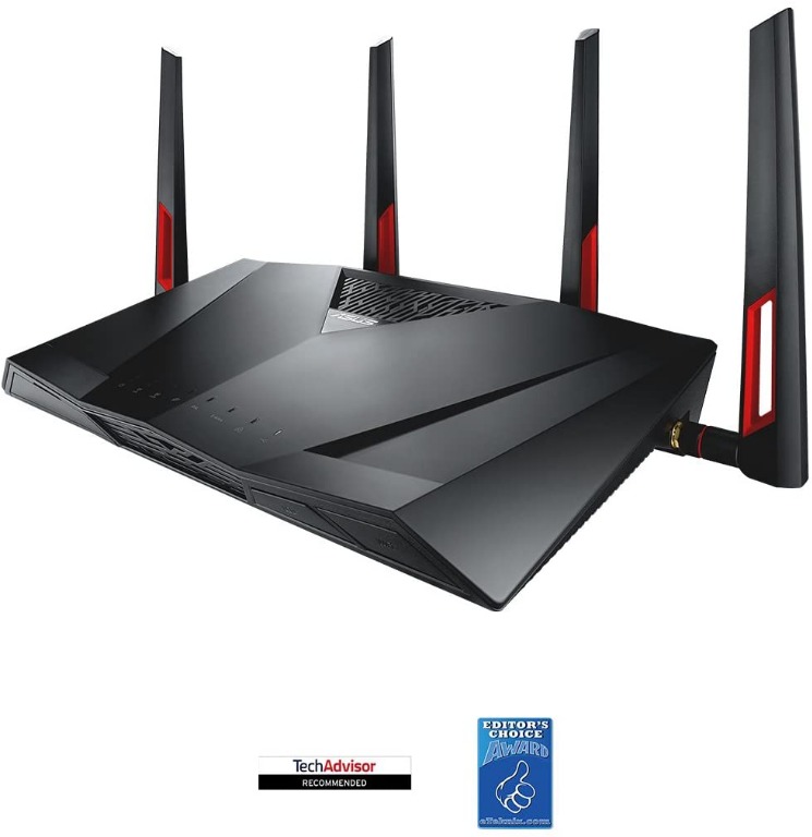 ASUS DSL-AC88U AC3100 Wi-Fi Gigabit Modem Router, Upto 18x Speed than ...