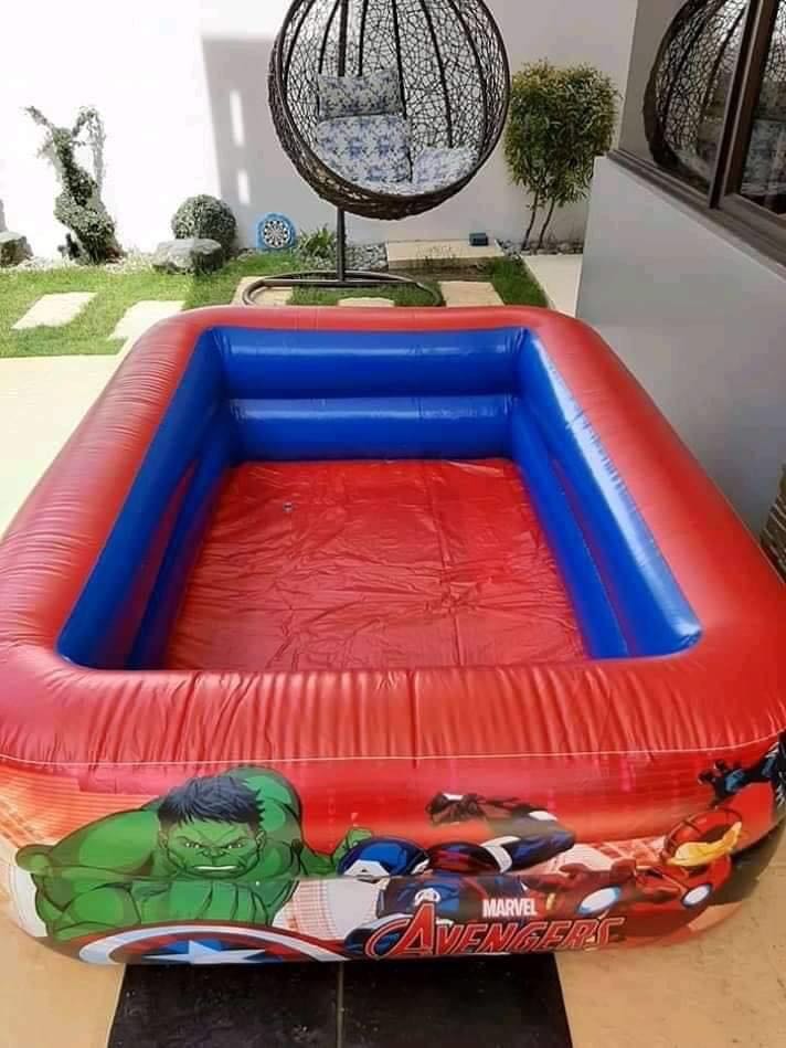 Avenger and hello kitty pool, Babies & Kids, Babies & Kids Fashion on ...