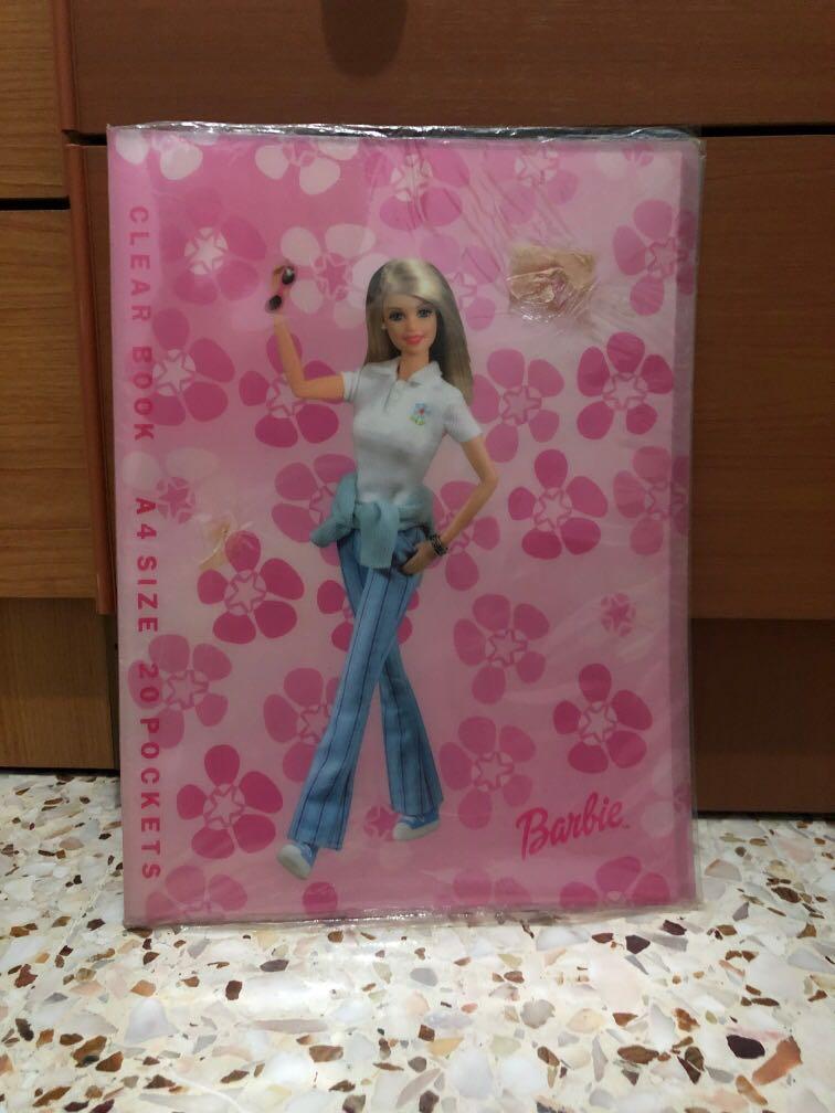Barbie A4 size clear file, Hobbies & Toys, Stationery & Craft ...