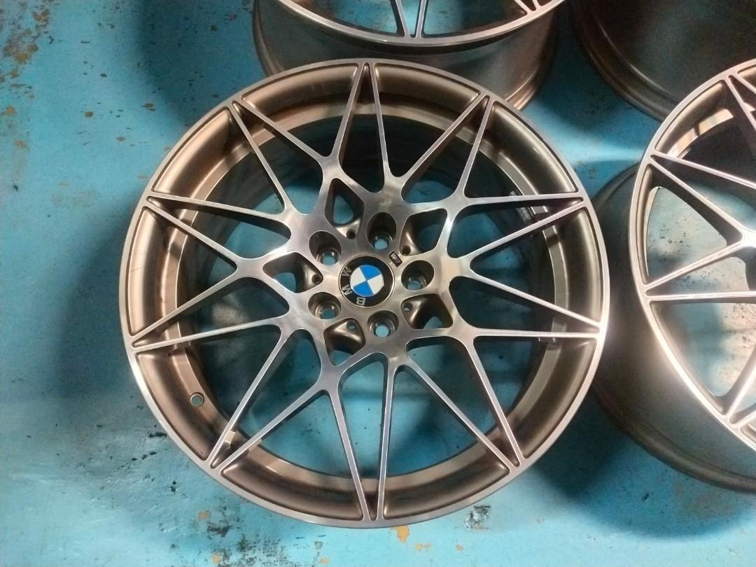 BMW 666M wheels from m4 comp, Car Accessories, Tyres & Rims on Carousell