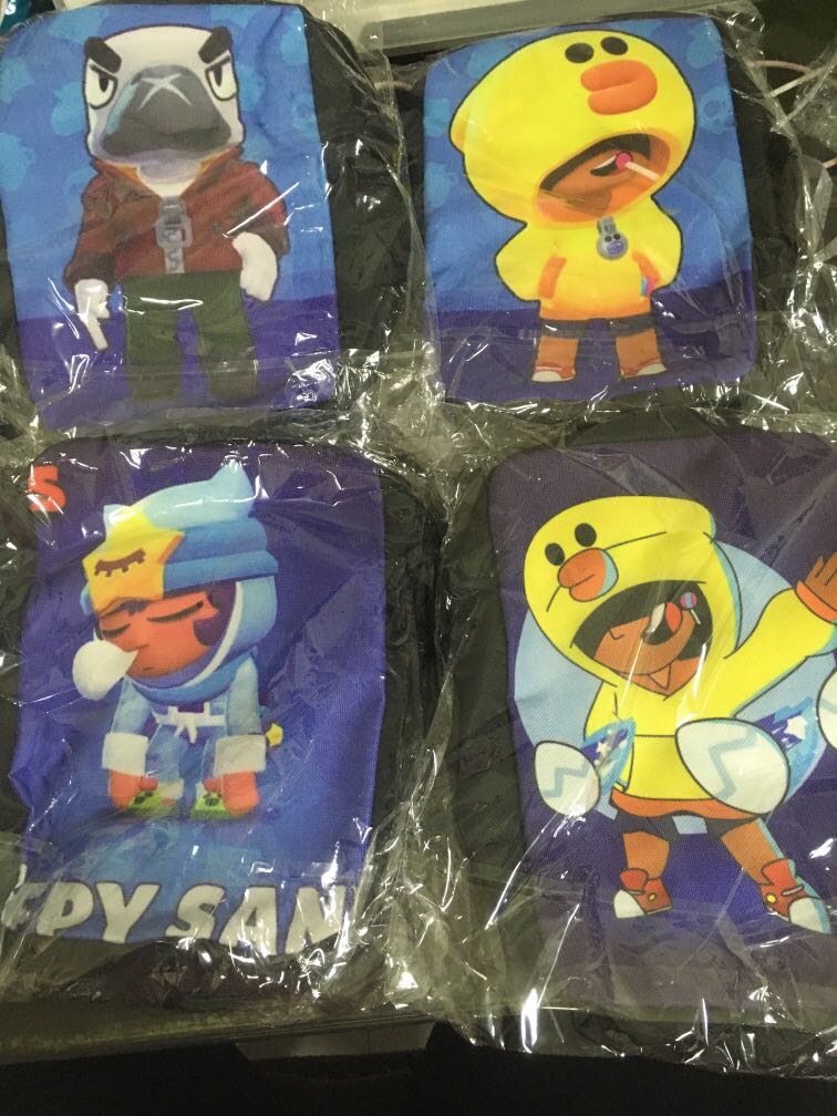 Instocks Brawl Stars Sling Bag, Health & Nutrition, Face Masks & Face ...