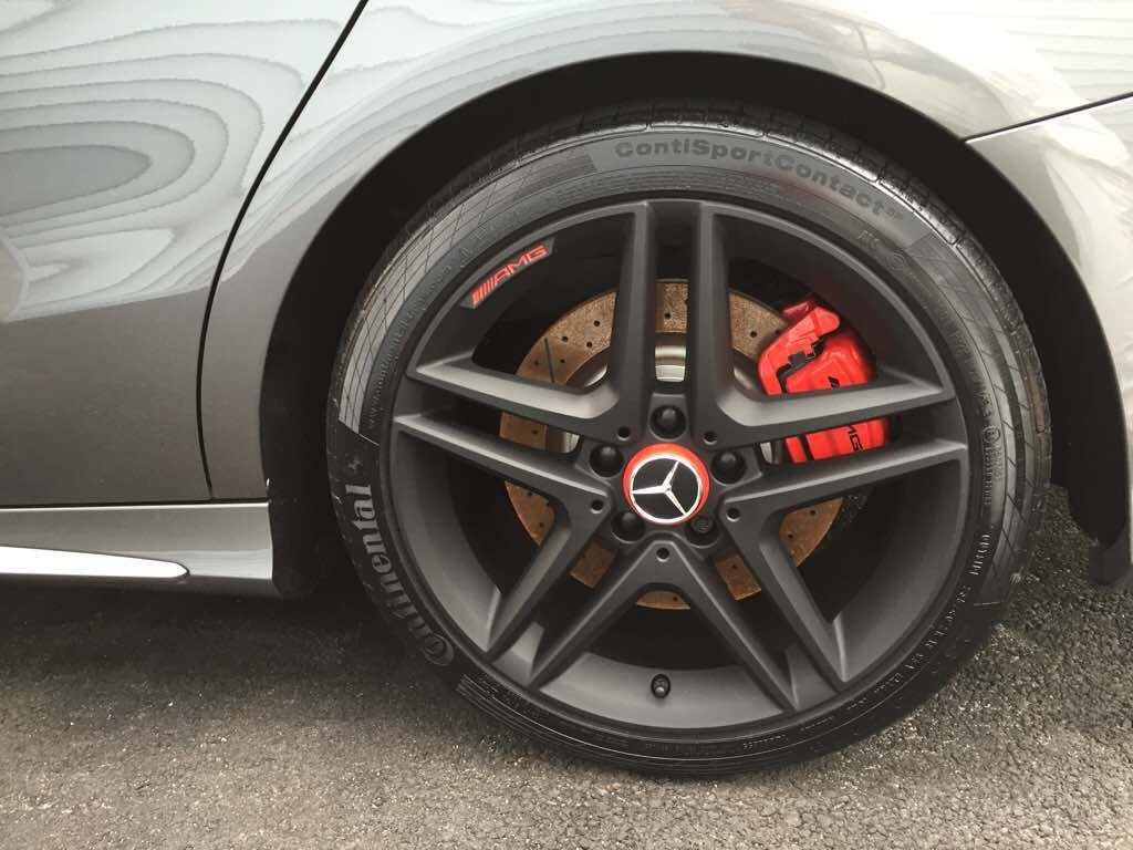 Mercedes Benz AMG Red Centre wheel caps, Car Accessories, Accessories ...