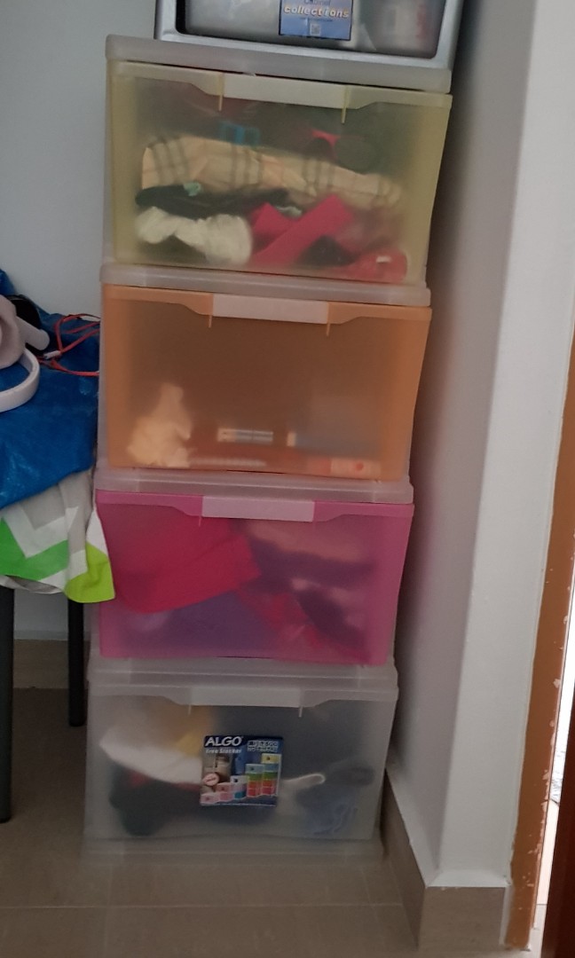 Plastic Drawers of Algo, Furniture & Home Living, Home Improvement ...