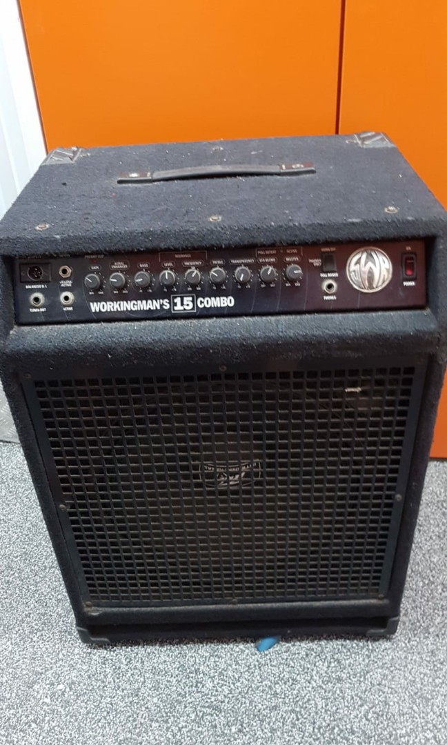 SWR Workingman 15 Bass Combo Amp, Audio, Other Audio Equipment on Carousell