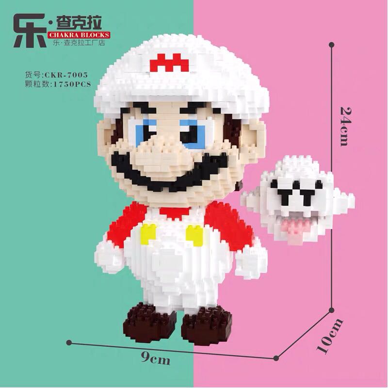 Vg Super Marie Brother Mario Mini Particles Micro Lego, Hobbies & Toys ...
