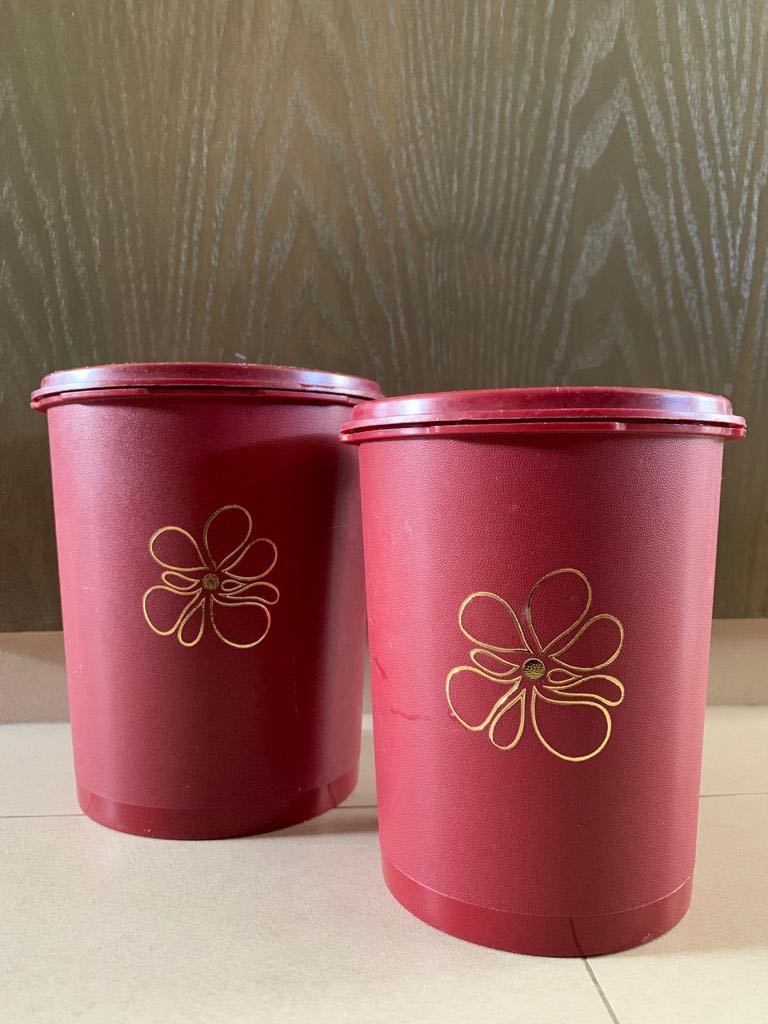 Vintage airtight Tupperware containers, Furniture & Home Living ...