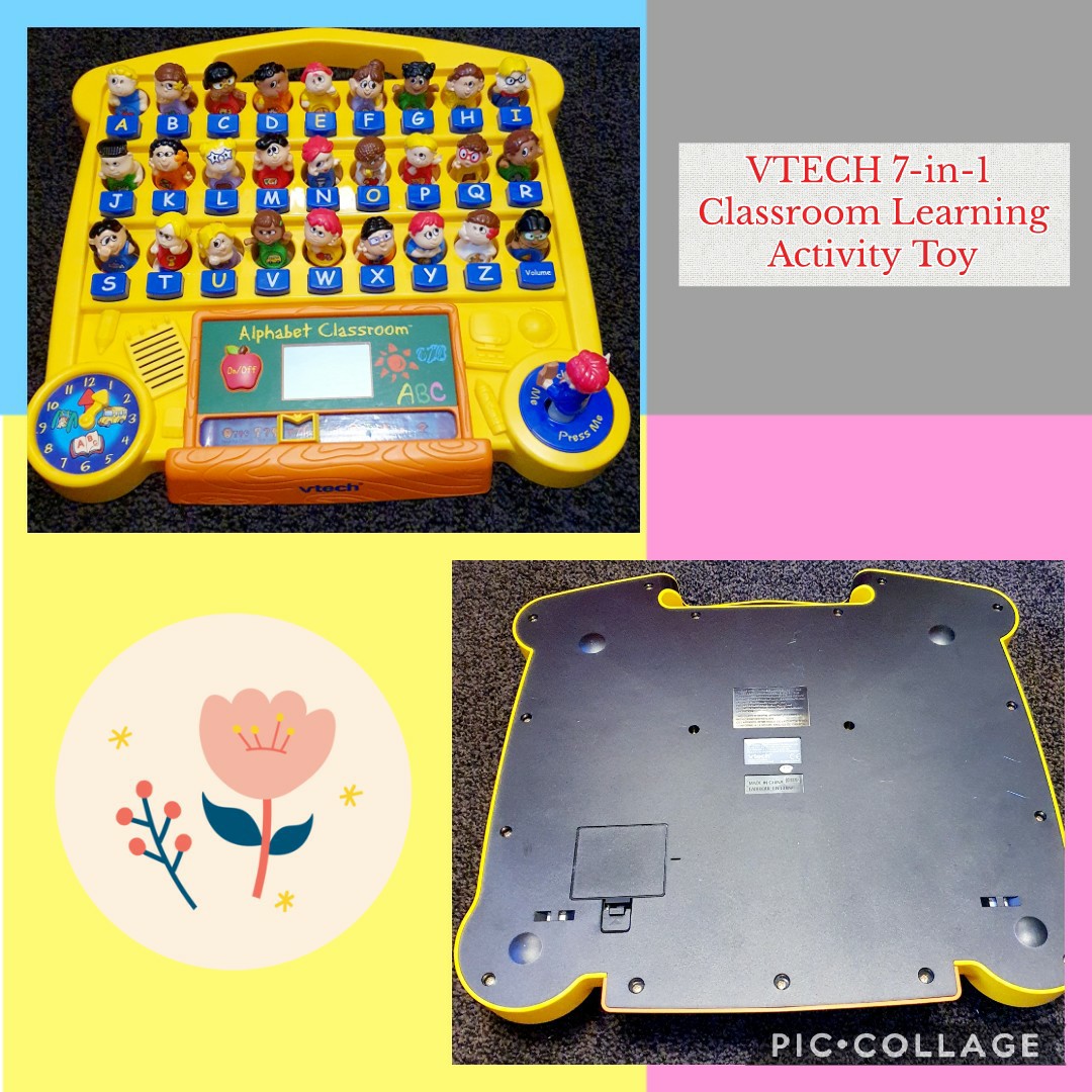 VTECH 7-in-1 Alphabet Classroom Avtivity Learning Toy, Babies & Kids ...