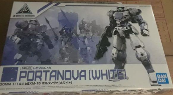 30MM Bandai model kit Portanova White Color, Hobbies & Toys, Toys ...