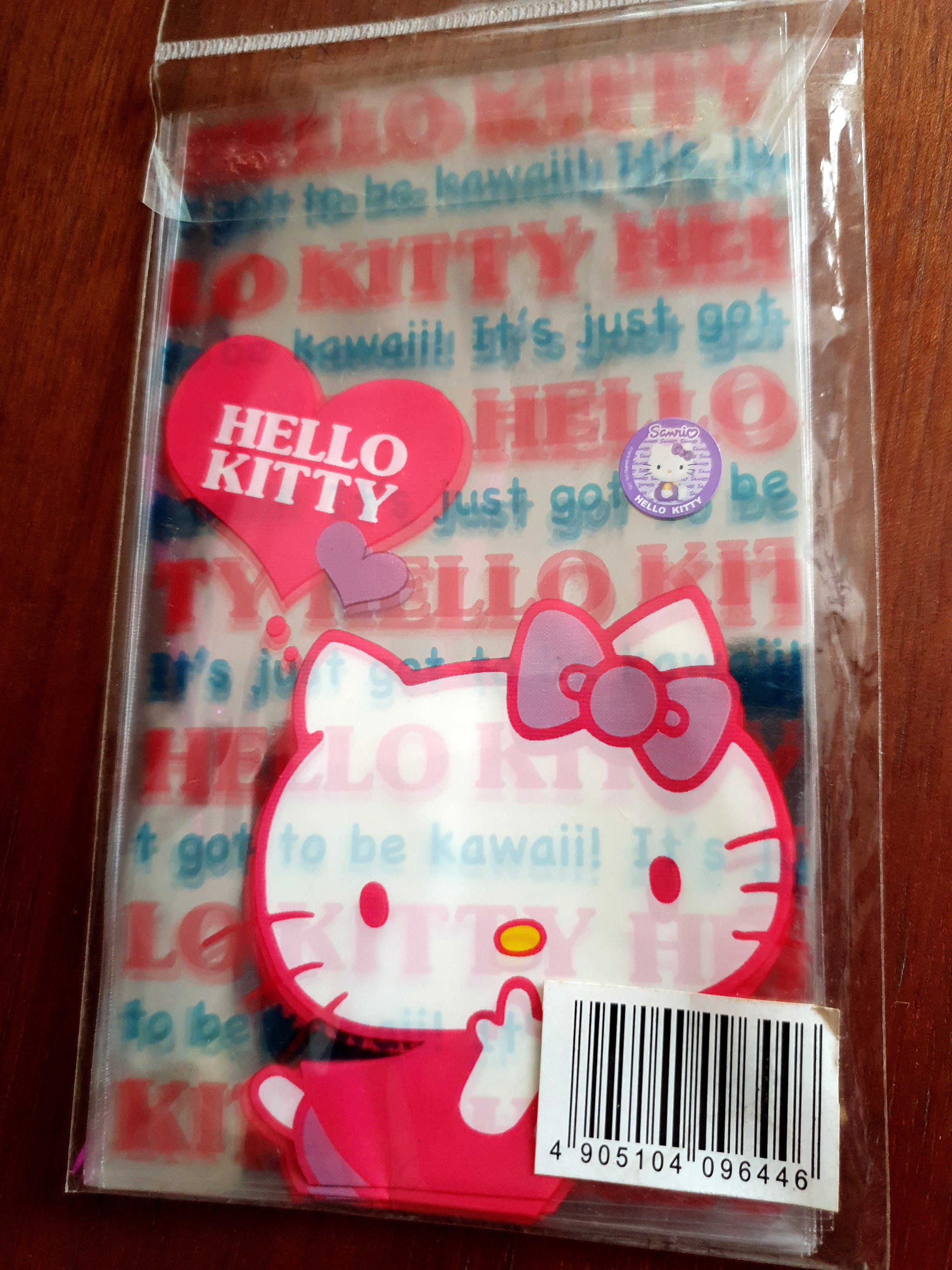 Authentic Hello Kitty Party Gift Packaging Wrapper with Pink wire ties ...