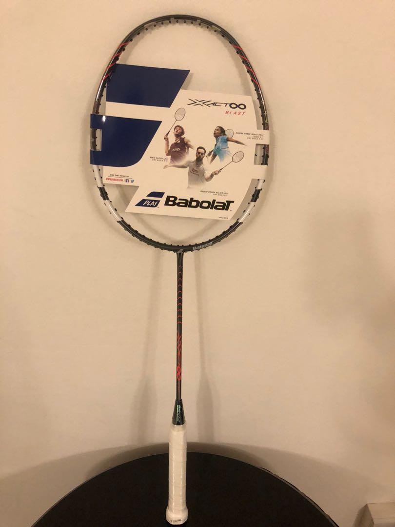 Babolat X Act Infinity Blast Badminton Racket, Sports Equipment, Sports ...
