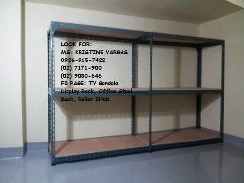 Boltless type steel rack heavy duty open steel shelves, Furniture ...