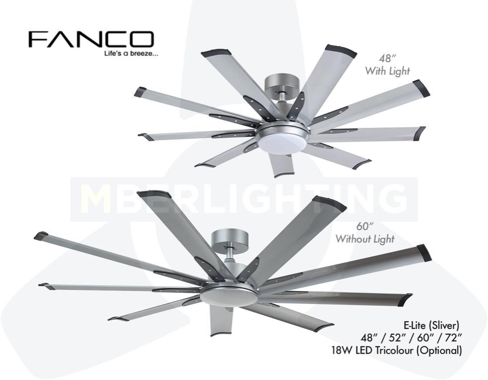 FANCO Elite DC Fan 9Blades 48"/52"/60"/72", Furniture & Home Living ...