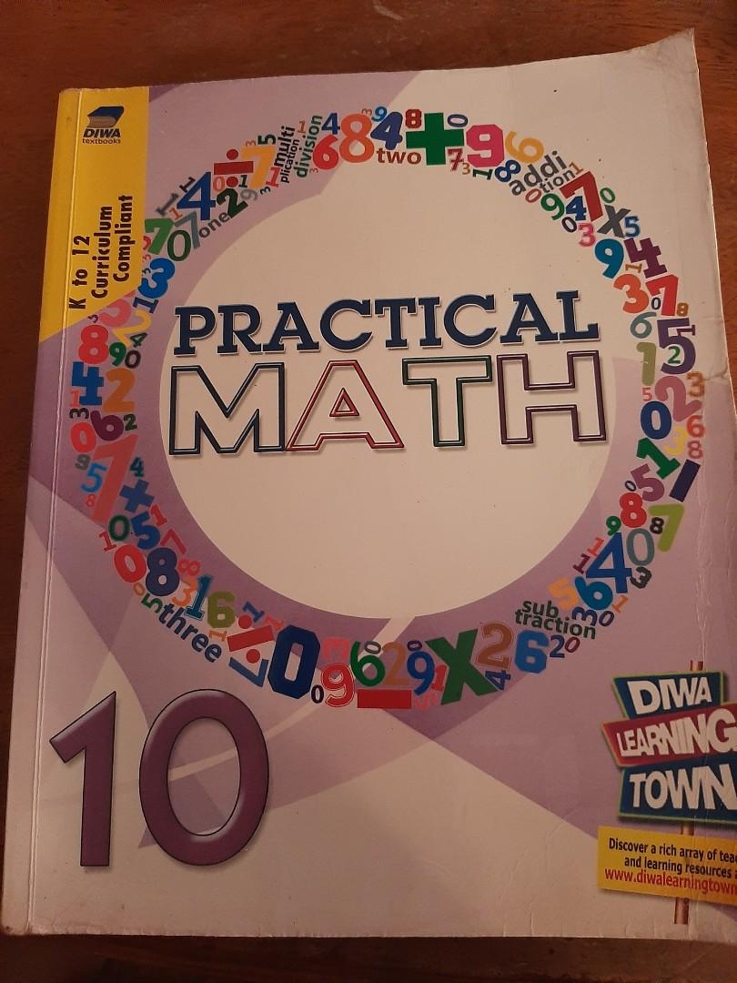 Grade 10 Textbook Practical Math, Hobbies & Toys, Books & Magazines ...