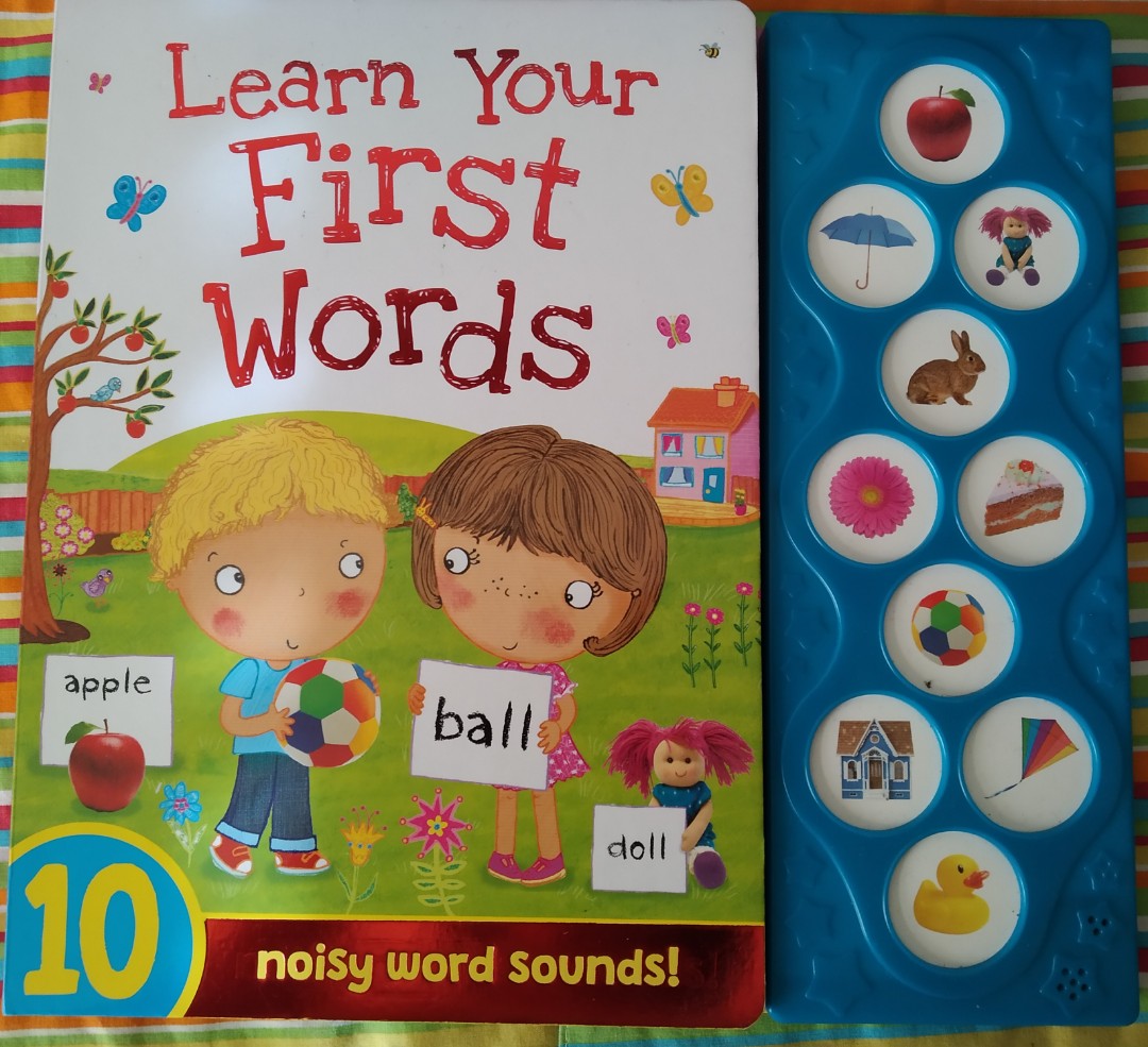 Learn Your First Words Book, Hobbies & Toys, Books & Magazines ...