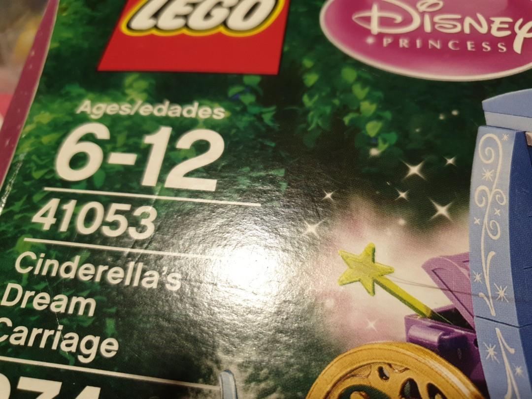 LEGO Disney Princess 41053 Cinderella's Dream Carriage, Hobbies & Toys ...