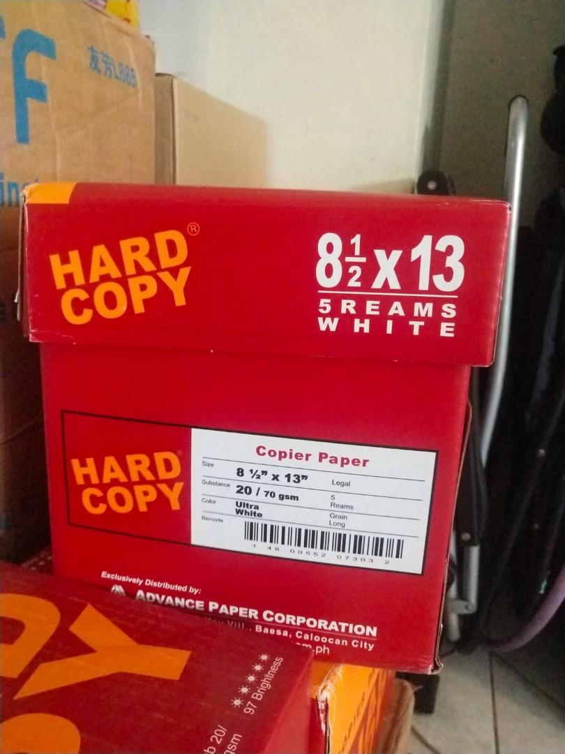 Long Hard Copy BondPaper (1box), Hobbies & Toys, Stationary & Craft ...