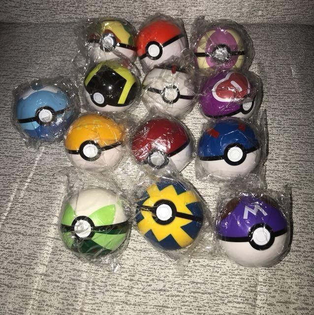 Pokemon Balls - New items. All 13 of them in one go., Hobbies & Toys ...