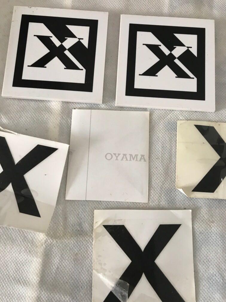 Rare Calvin Klein Sticker on OYAMA paper, Hobbies & Toys, Stationery ...