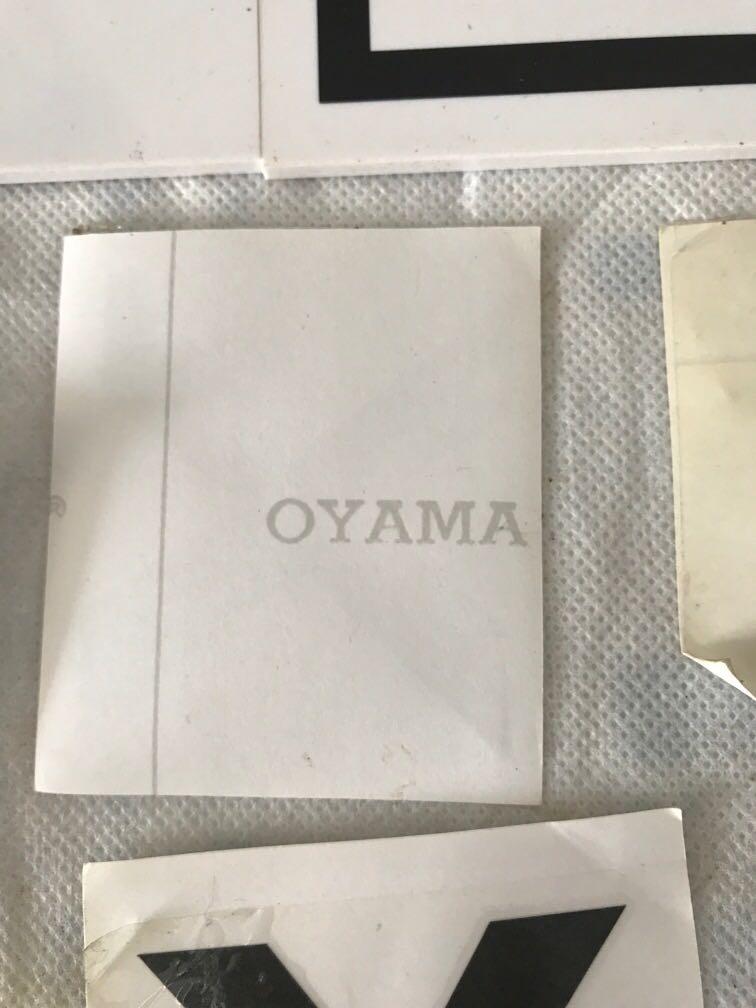 Rare Calvin Klein Sticker on OYAMA paper, Hobbies & Toys, Stationery ...