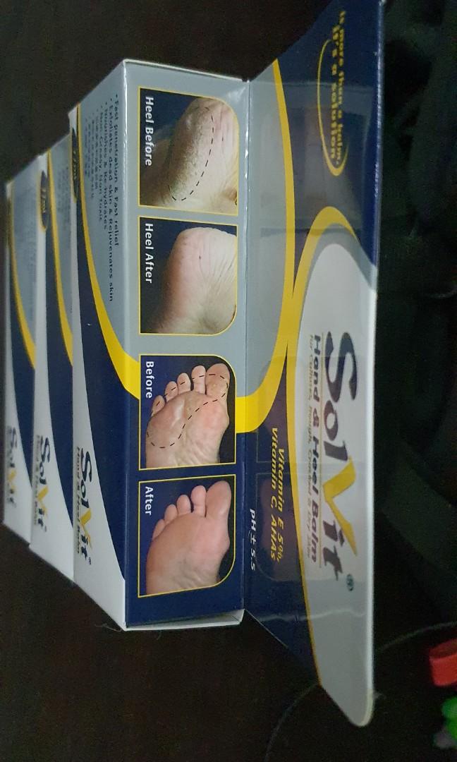 Solvit Hand & Heel Balm, Beauty & Personal Care, Foot Care on Carousell